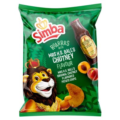 Simba Potato Chips Mrs Balls Chutney 120g x 144 | PnP
