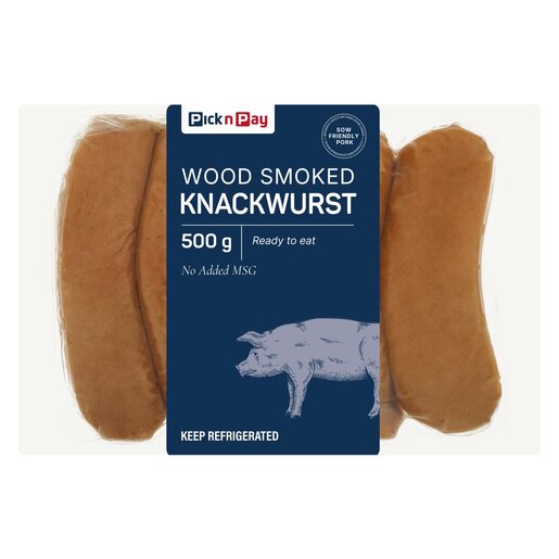 PnP Wood Smoked Knackwurst 500g | PnP