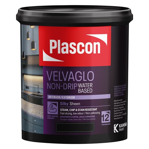Plascon Velvaglo Waterbased Black 1L | Smart Price Specials | PnP Home