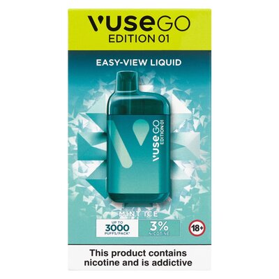 Vuse Go Edition 01 Mint Ice 3% Rechargeable Disposable Vape | PnP