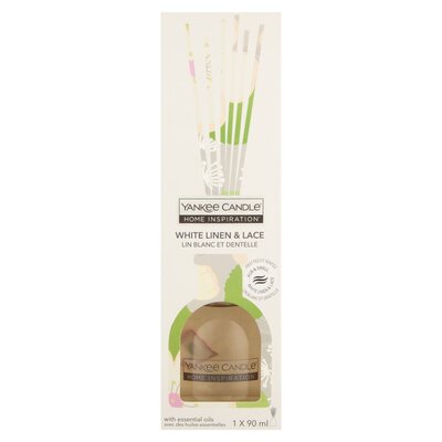 Yankee Candle Home Inspiration Reed Diffuser White Linen & Lace 90ml | PnP