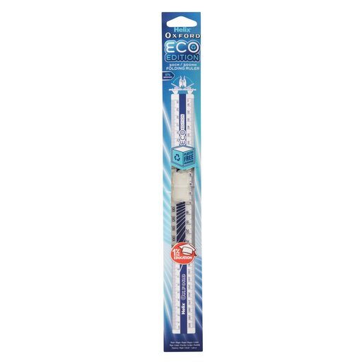 Helix Oxford Cyber Eco Blue Ruler 30cm | PnP