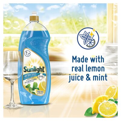 Sunlight Antibacterial Degreasing Dishwashing Liquid Detergent 750ml | PnP