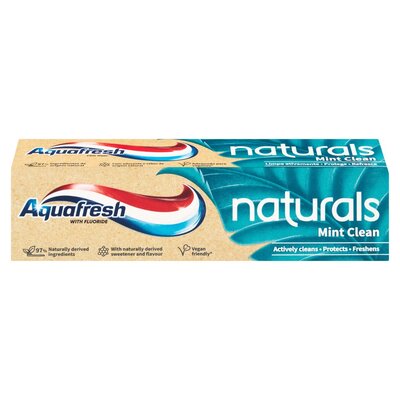 Aquafresh Naturals Mint Clean Fluoride Toothpaste 75ml | PnP