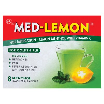 Med-lemon Menthol Vit C 8ea | PnP