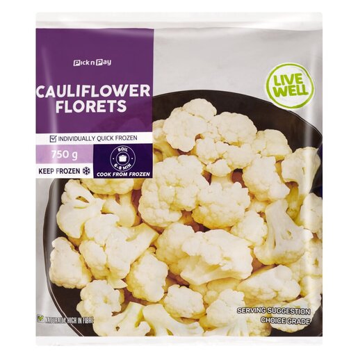 PnP Frozen Cauliflower Florets 750g | PnP
