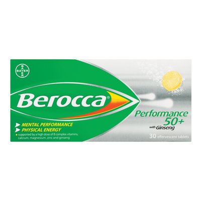 Berocca 50 + Focus Multivitamin Effervescent 30s | PnP