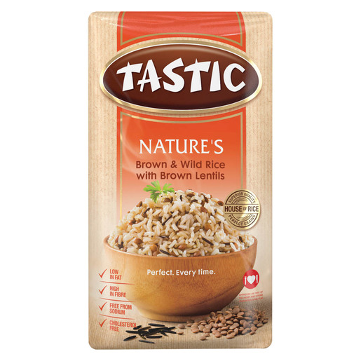 Tastic Natures Lentil Brown And Wild Rice 1kg | PnP