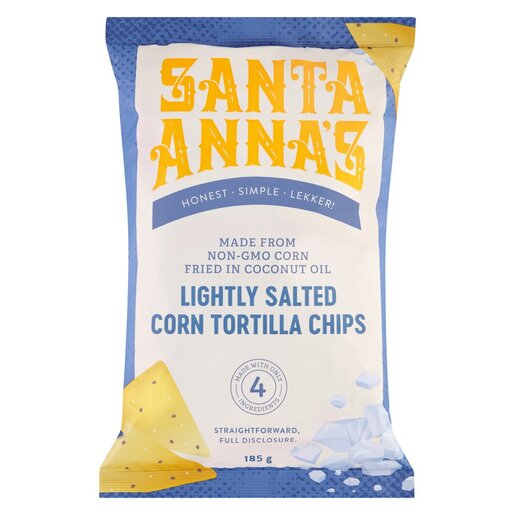 Santa Anna Lightly Salted Corn Tortilla Chips 185g | PnP