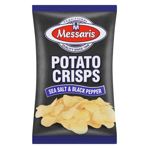 Messaris Sea Salt & Black Pepper Crisps 125g | PnP