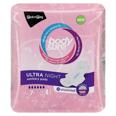 PnP Bodysure Ultra Night Pads 7 Pack | PnP