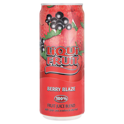 Liqui-Fruit Berry Blaze Juice Can 330ml | PnP
