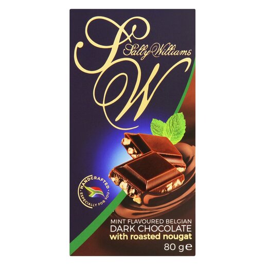 Sally Williams Dark Chocolate Slab Mint 80g | PnP