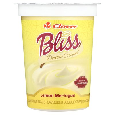 Clover Bliss Lemon Meringue Double Cream Yoghurt 175g | PnP