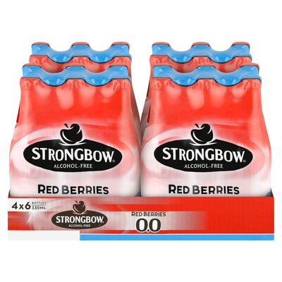 Strongbow Red Berries 0.0 Non-Alcoholic 24 x 330ml | PnP