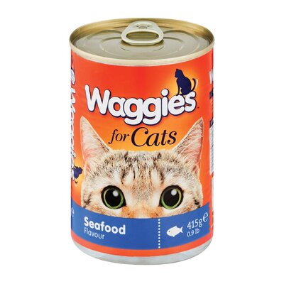 Waggies Cat Wet Sea Food 415g | PnP