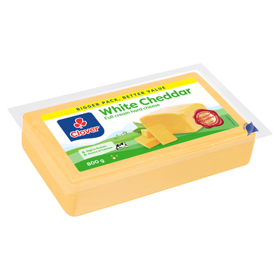 Clover White Cheddar Cheese 800g | Smart Price Specials | PnP Home
