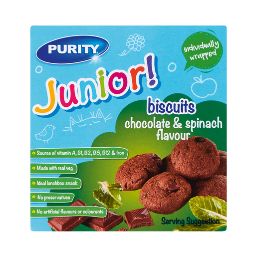 Purity Junior Biscuits Sweet Choc & Spin 150g | PnP