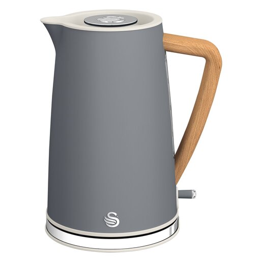 Swan Nordic Sltainless Steel Cordless Kettle with Rubber Finish 1.7L | PnP