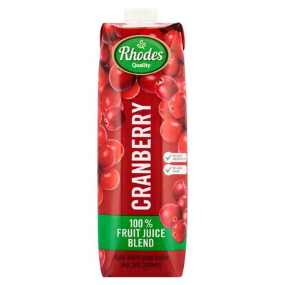Rhodes Fruit Juice 100% Apple & Cranberry 1l | PnP