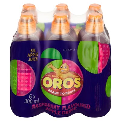 Oros Ready To Drink Raspberry 300ml x 6 | PnP