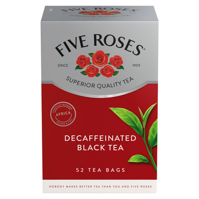 Five Roses Decaffeinated Tagless Tea Bags 50 Pack | Smart Price ...
