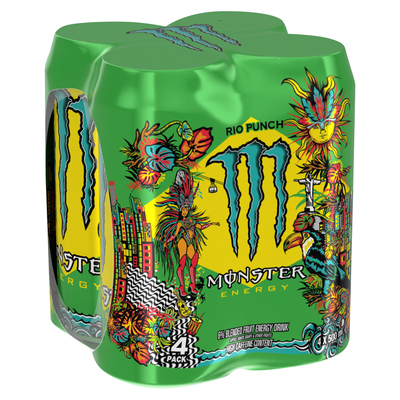 Monster Rio Punch Energy Drink 4 x 500ml | PnP