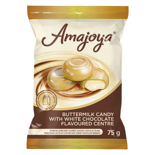 Amajoya Buttermilk Candy With White Chocolate Filavoured Centre 75g | PnP