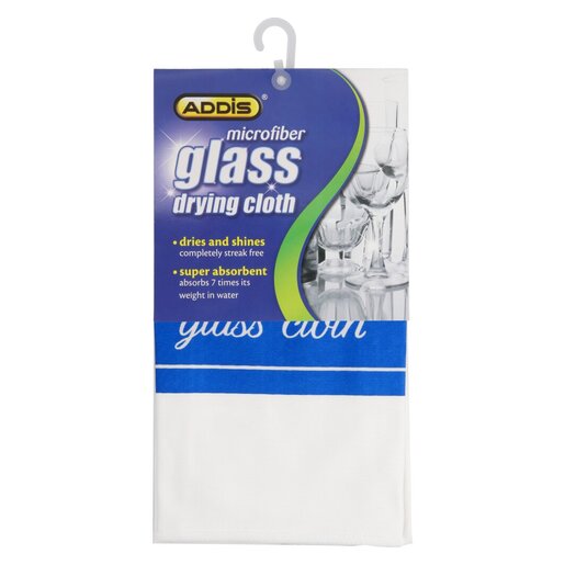 ADDIS Microfiber Glass Drying Cloth | PnP