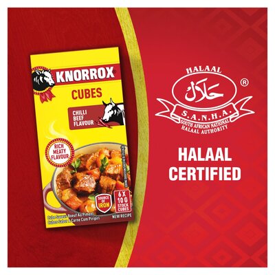 Knorrox Chilli Beef Stock Cubes 6 Pack | PnP