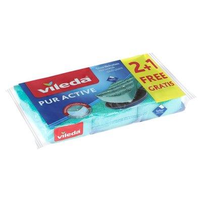 Vileda Pur Active Flexible Sponge 2 + 1 Pack | Smart Price Specials ...