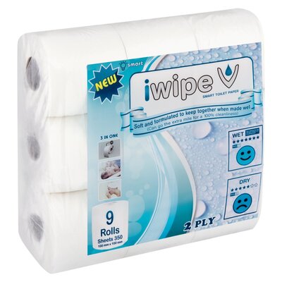 Iwipe Smart Toilet Paper 9 Rolls | PnP