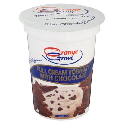 Orange Grove Full Cream Chocolate Yoghurt 175ml | PnP