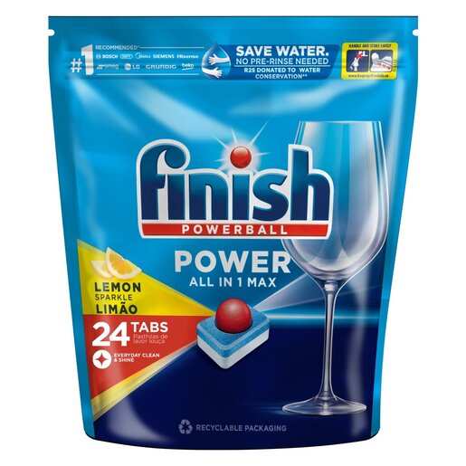 Finish All in One D/Wash Tabs Lemon 24ea | PnP