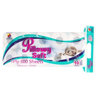 Pillowy Soft Recycled White 500 Sheets 10 Pack | PnP