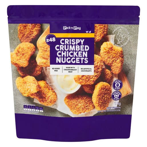 PnP Frozen Crispy Crumbed Chicken Nuggets 1kg | PnP