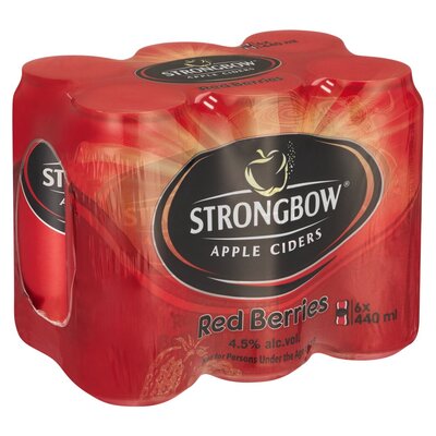 Strongbow Red Berries Cans 6 x 440ml | PnP