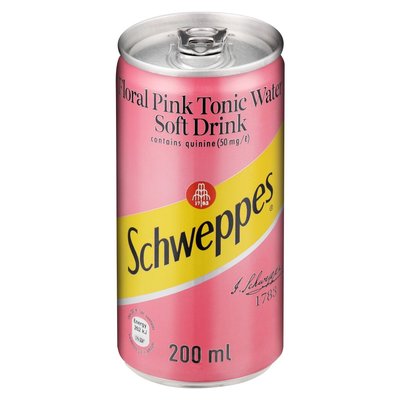 Schweppes Tonic Water Floral Pink Can x 4320 | PnP
