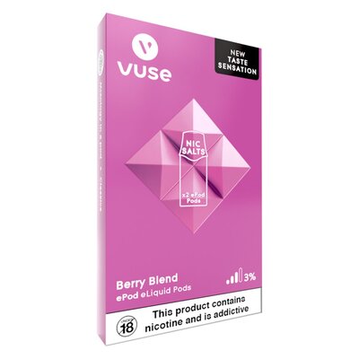 Vuse Berry Blend 3% Nicotine Salt eLiquid Pods 2 Pack | PnP