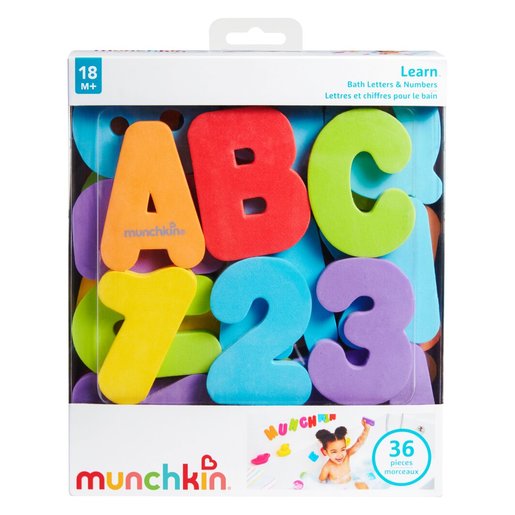 Munchkin Bath Letters & Numbers 36 Pieces | PnP