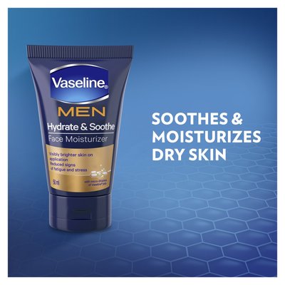 Vaseline for Men Face Moisturiser Hydrate & Smooth 50ml | PnP