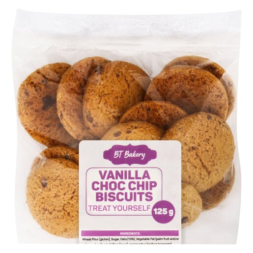 BT Vanilla Chocolate Chip Biscuits 125g | PnP