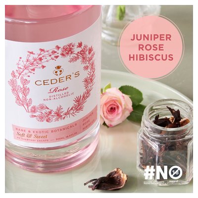Ceder's Pink Rose Non-Alcoholic Gin 500ml | PnP