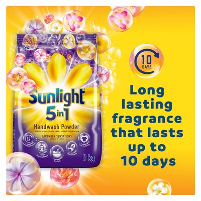 Sunlight Lavender Sensations 5in1 Hand Washing Powder 3kg | PnP