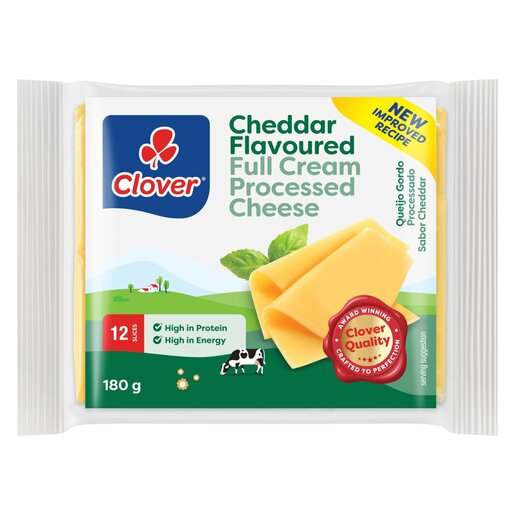 Clover Processed Cheddar Slices 180g | PnP
