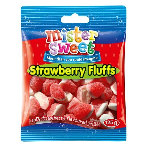 Mister Sweet Strawberry Fluffs 125g | PnP
