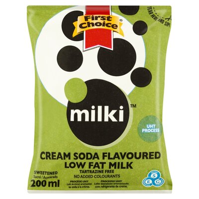 First Choice Milki Strawberry Flavoured Full Cream Milk 200ml | PnP