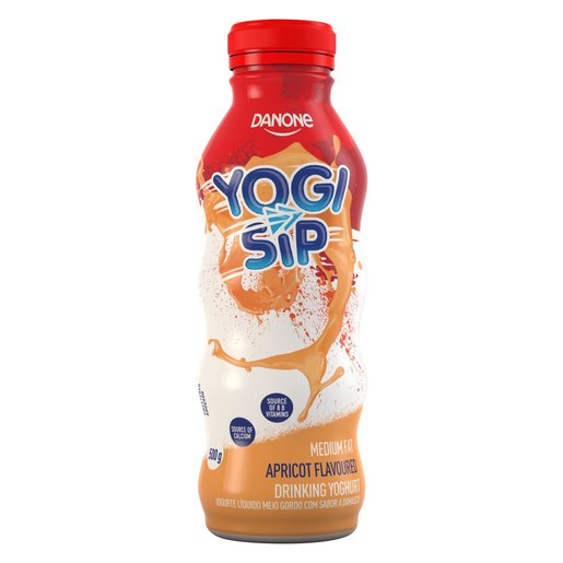 Danone Yogi Sip Apricot Drinking Yoghurt 500g | PnP