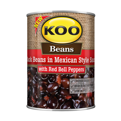 Koo Black Beans In Mexican Style 410g | PnP