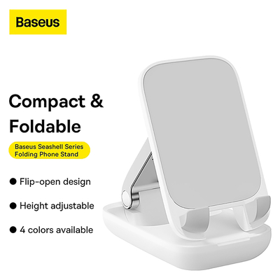 Baseus Seashell Series White Folding Phone Stand With Mirror | Smart ...